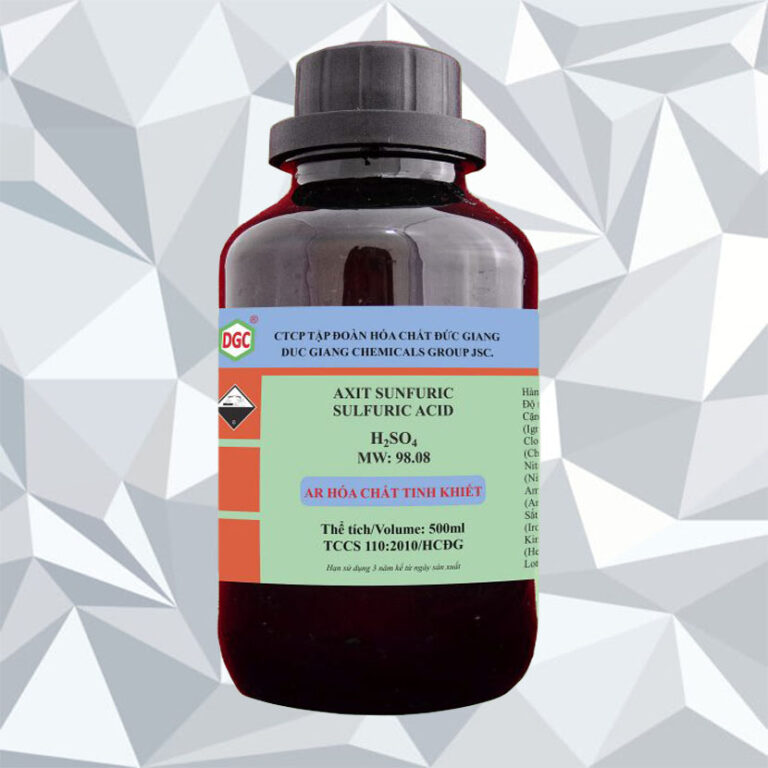 AXIT SUNFURIC - H2SO4 98% / CHAI 500ML - VietBioLab.com