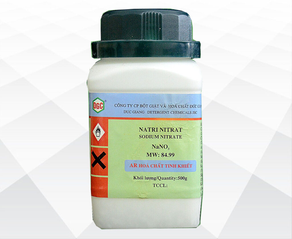 Natri nitrat - NaNO3/ CHAI 500GAM - VietBioLab.com
